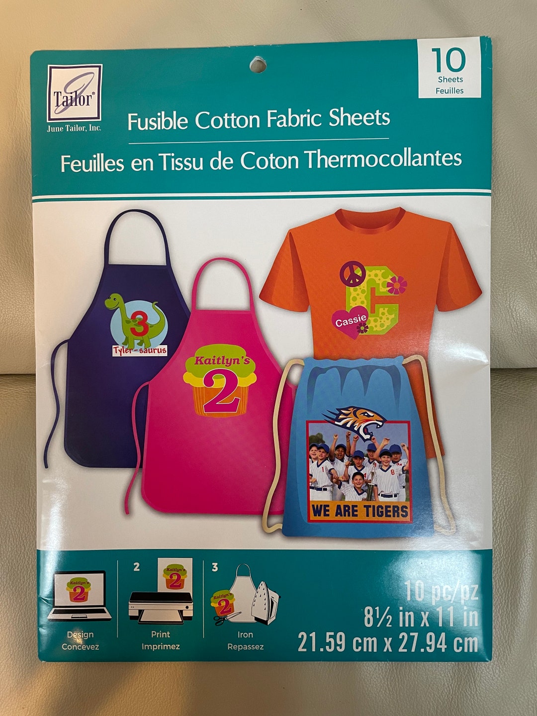 June Tailor Fusible Cotton Fabric Sheets-10 Sheet Count - Etsy