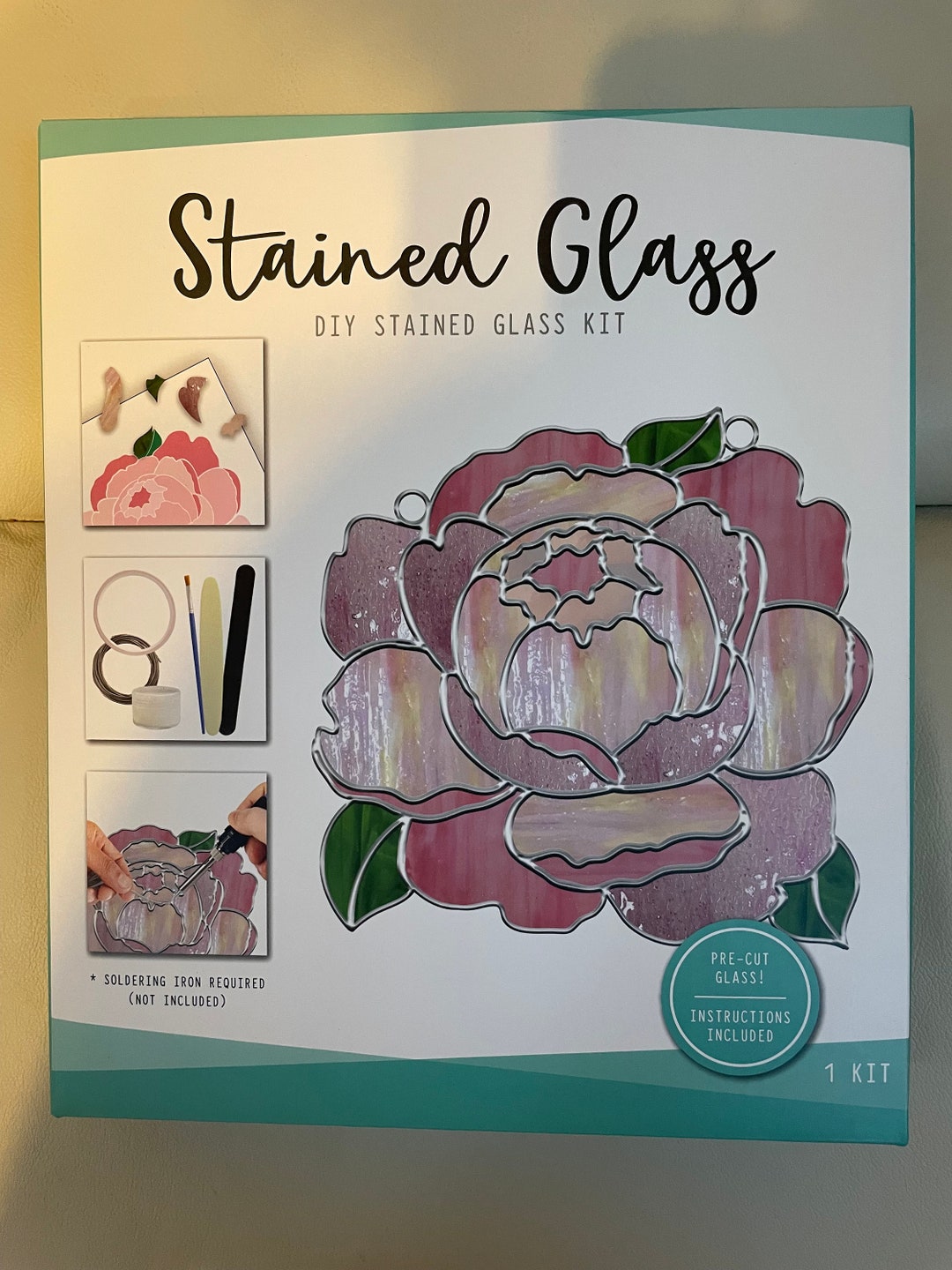 American Crafts Stained Glass Kit - Etsy
