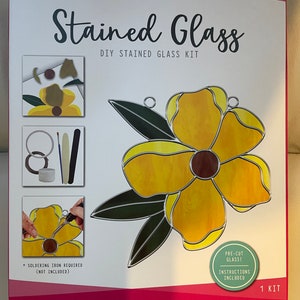 American Crafts Stained Glass Kit - Etsy