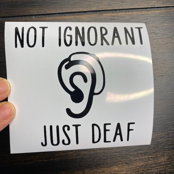 Deaf Decal - Etsy