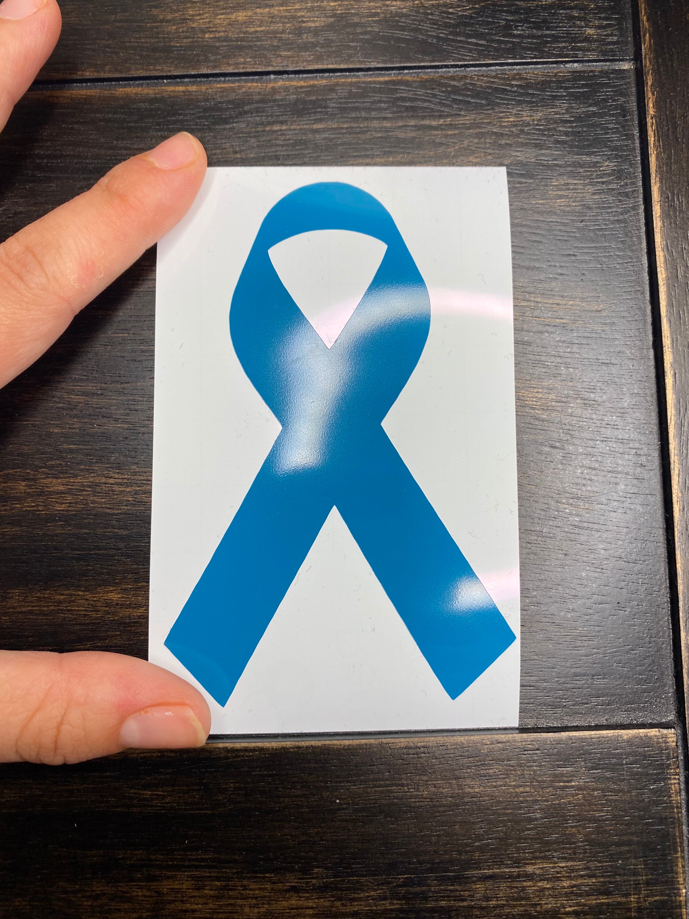 PTSD Awareness Ribbon-Teal-Custom Made | Etsy