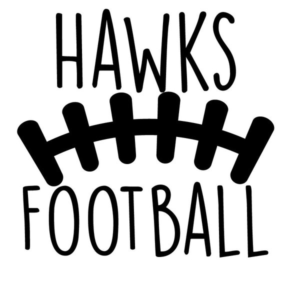 Hawks Football SVG | Etsy