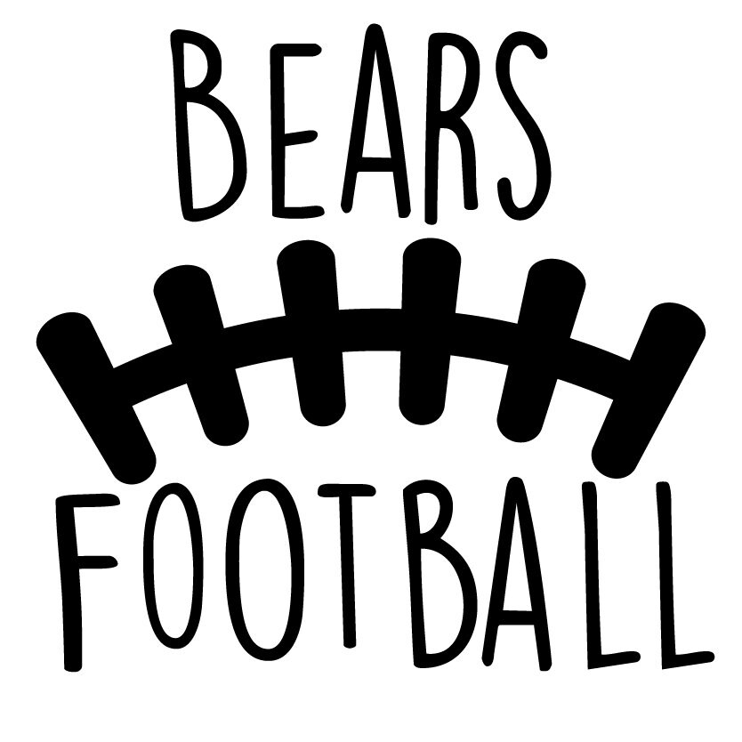 Bears Football SVG - Etsy