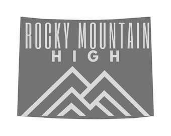Rocky Mountain Svg - Etsy