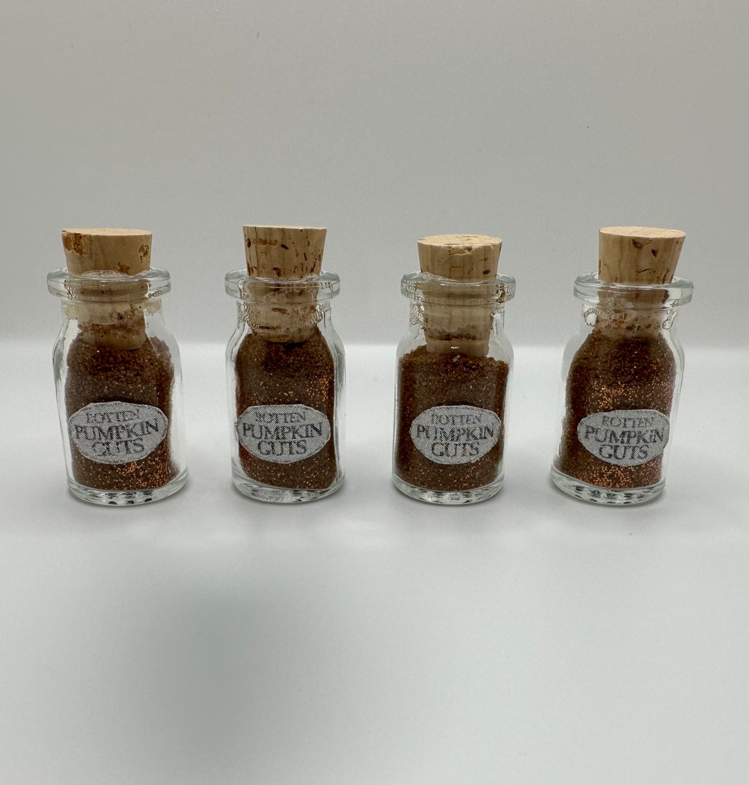 Rotten Pumpkin Guts Mini Bottles Spooky Fairy Garden Dust - Etsy
