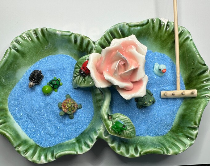 Zen Garden Frog and Turtle Pond - Etsy