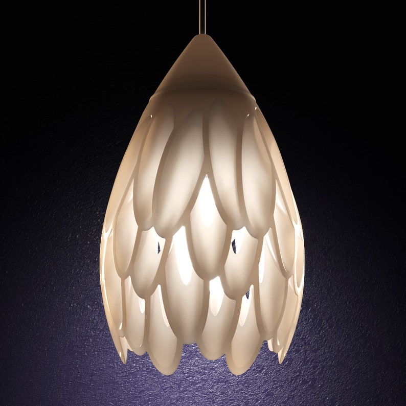 Elliptica Hanging Lamp 3D Print Stl File - Etsy