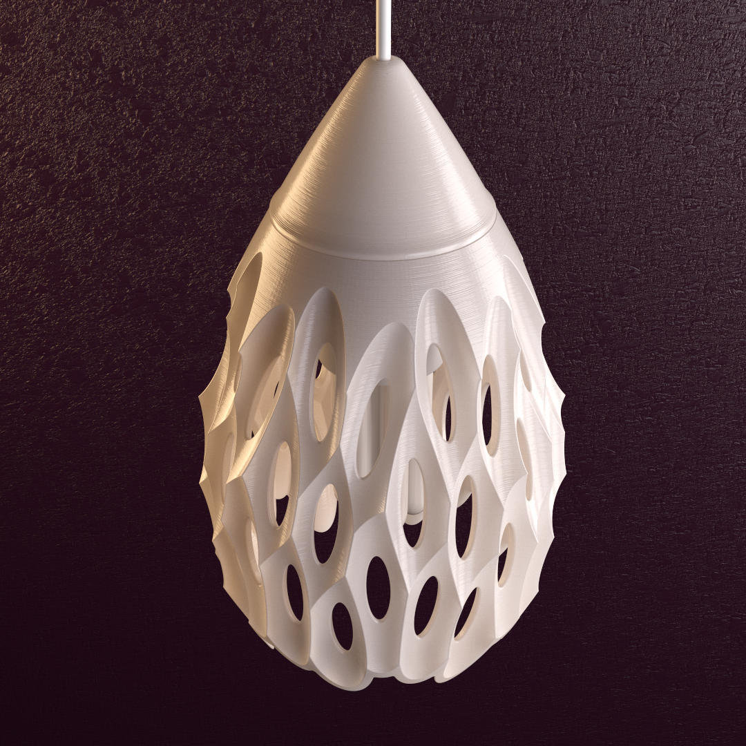 Ellipcell Hanging Lamp 3D Print Stl File - Etsy