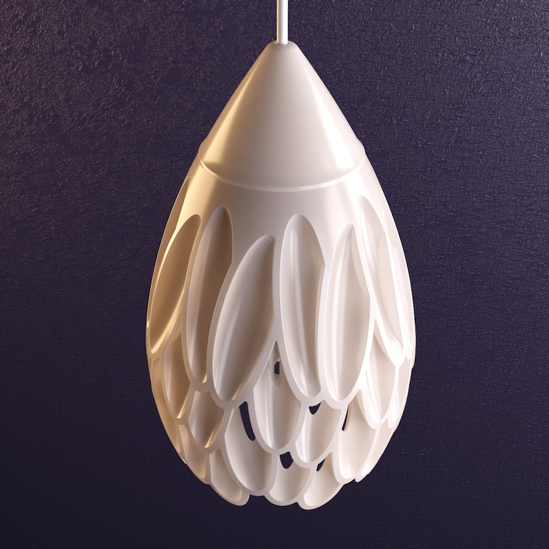 Elliptica Hanging Lamp 3D Print Stl File - Etsy