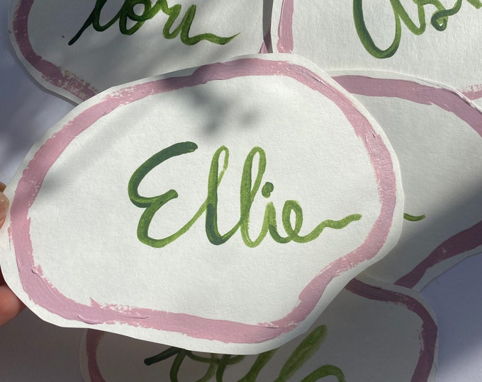 Hand Painted Wedding & Event Party Name Place Cards - Etsy