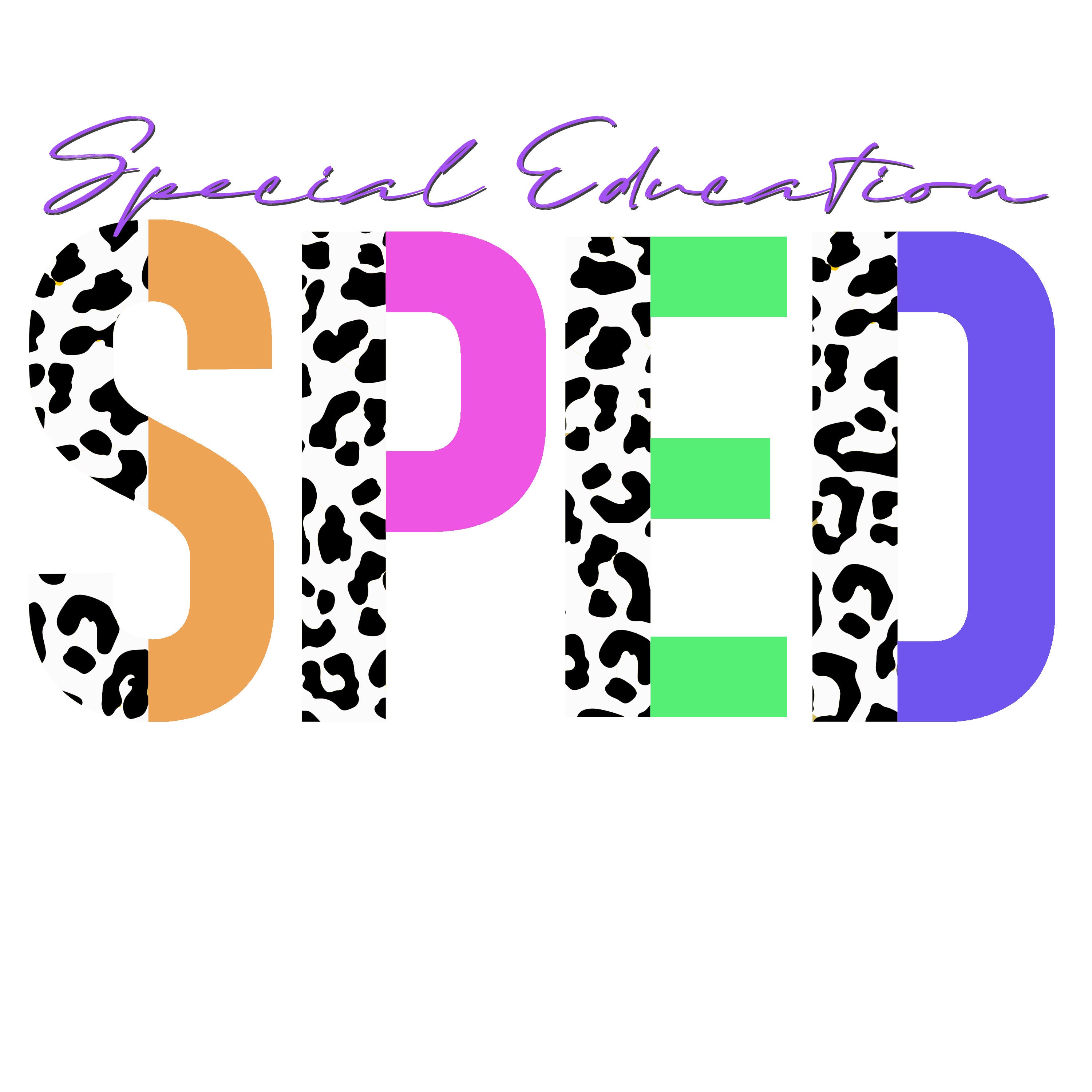Sped/special Education/png/jpeg/digital Download/school/teacher - Etsy