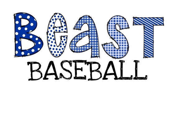 Beast Baseball Png File/ Baseball PNG/ Sports | Etsy