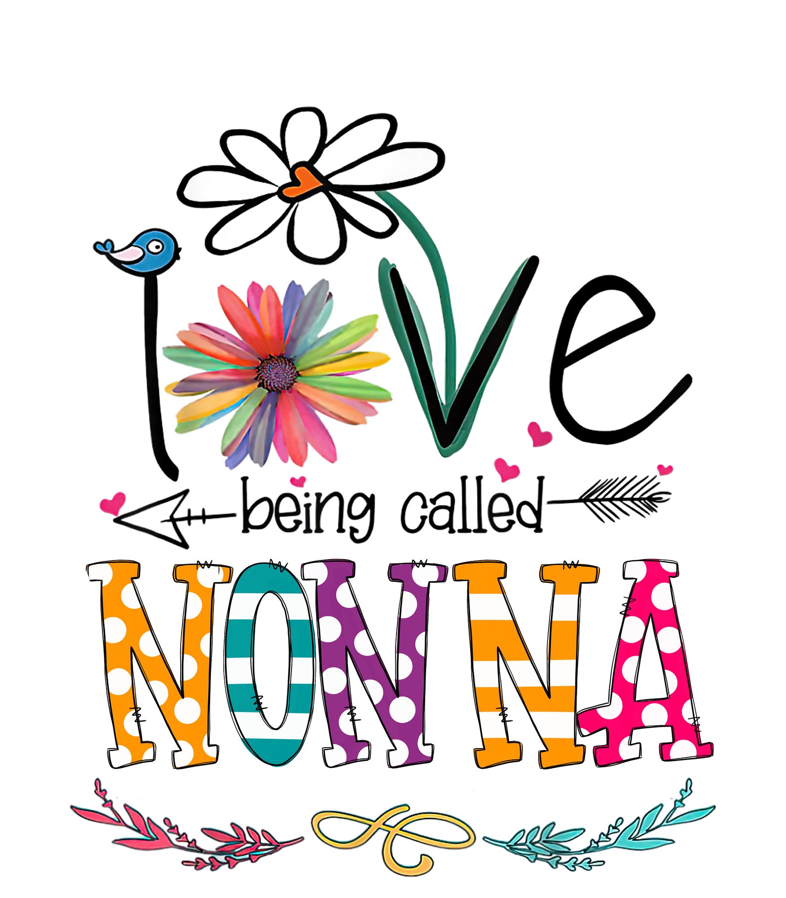 Love Being Called a Nonna/png/instant Download - Etsy