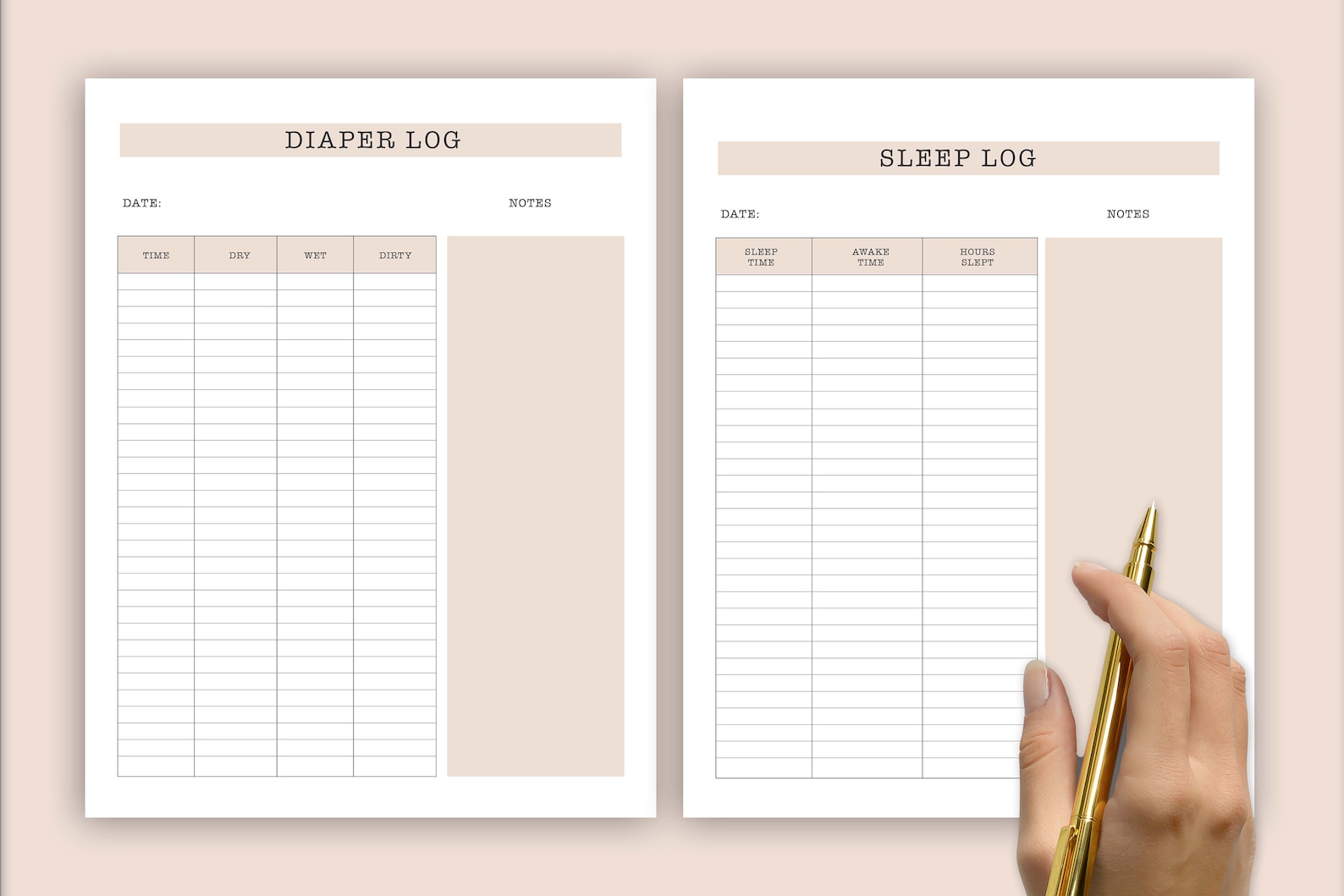 Newborn Planner, Baby Planner, Printable Birth Plan, Organizer, Baby ...