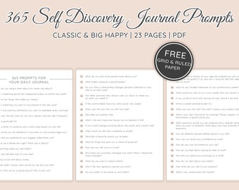 365 Self-discovery Journal Prompts Printable, Shadow Work Journaling ...