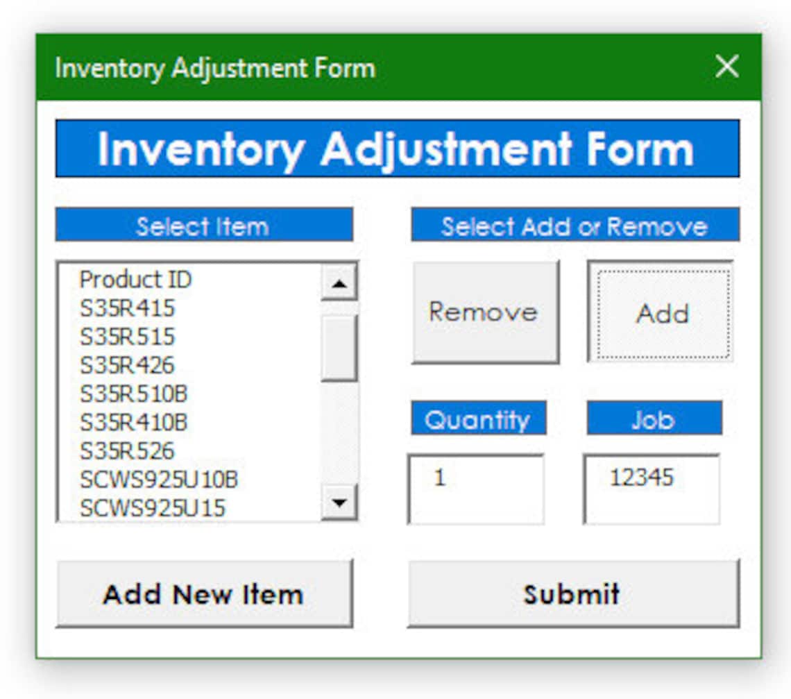 Inventory Management System | Inventory Spreadsheet | Instant Download ...