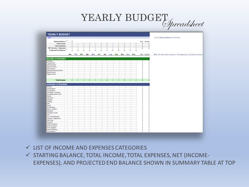 Ultimate Budget Spreadsheets for Excel, Financial Planner Dashboard ...