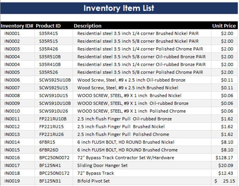 Inventory Management System | Inventory Spreadsheet | Instant Download ...