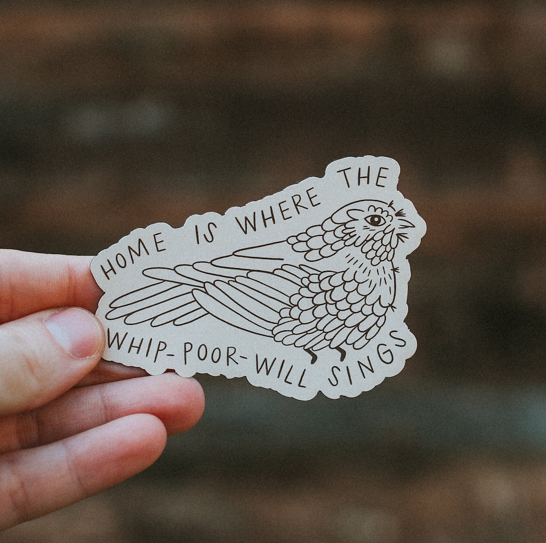 Whippoorwill Bird Nature Magnet, Fridge Magnet, Nature Decal ...