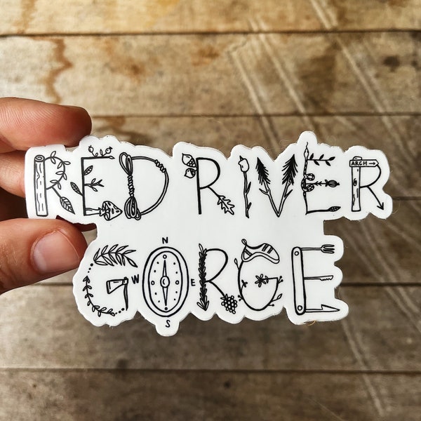 River Vinyl Decal - Etsy