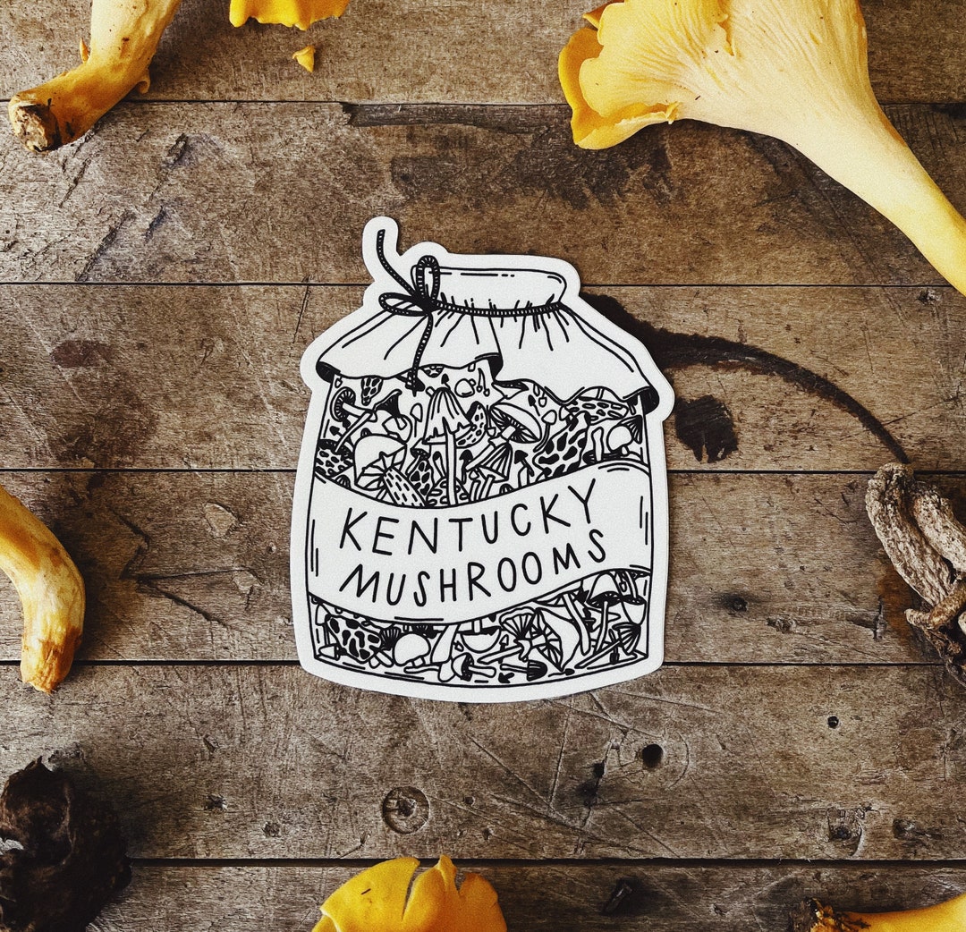 Kentucky Mushroom Foraging Morel Sticker Decal, Morel Mushroom Sticker ...