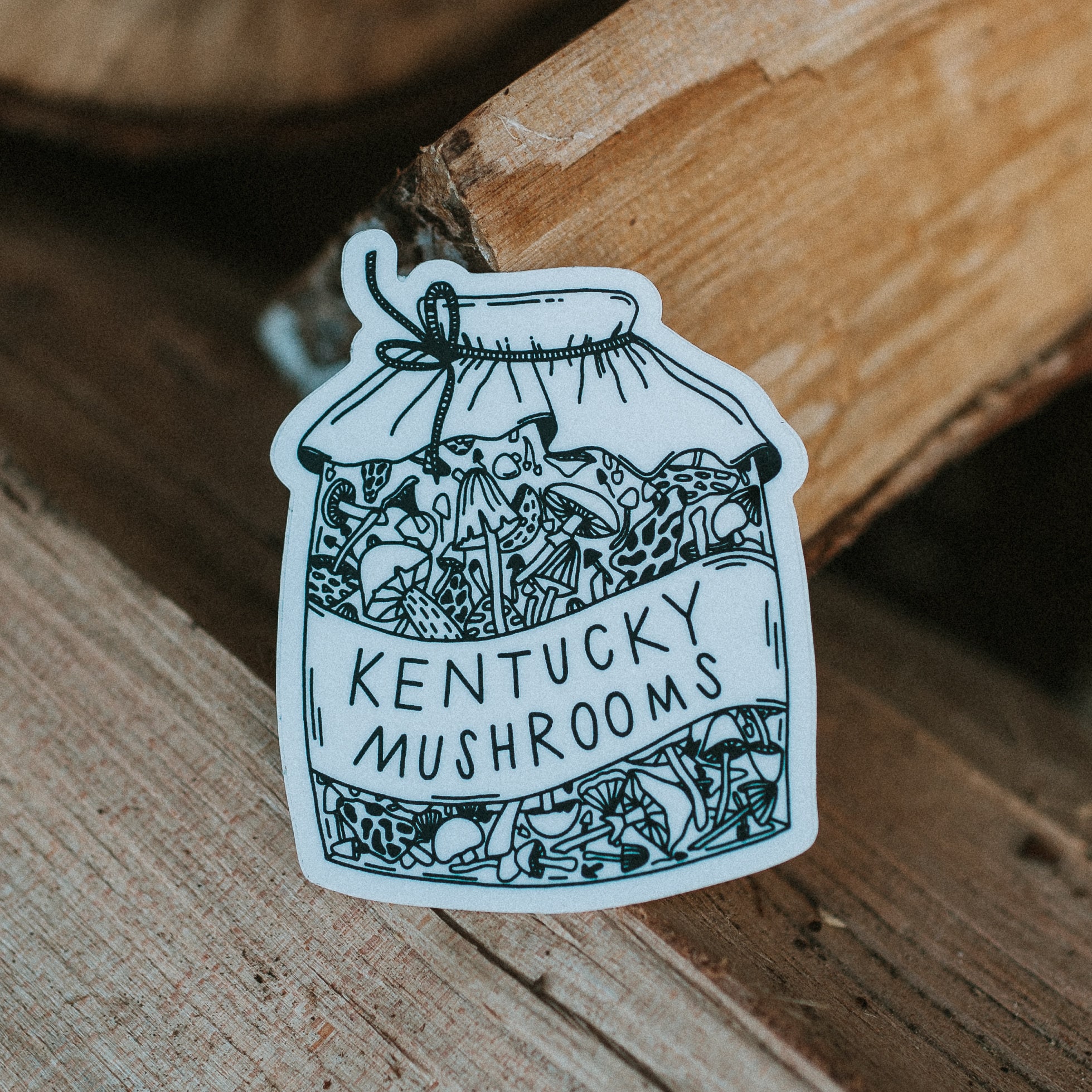 Kentucky Mushroom Foraging Morel Sticker Decal, Morel Mushroom Sticker ...