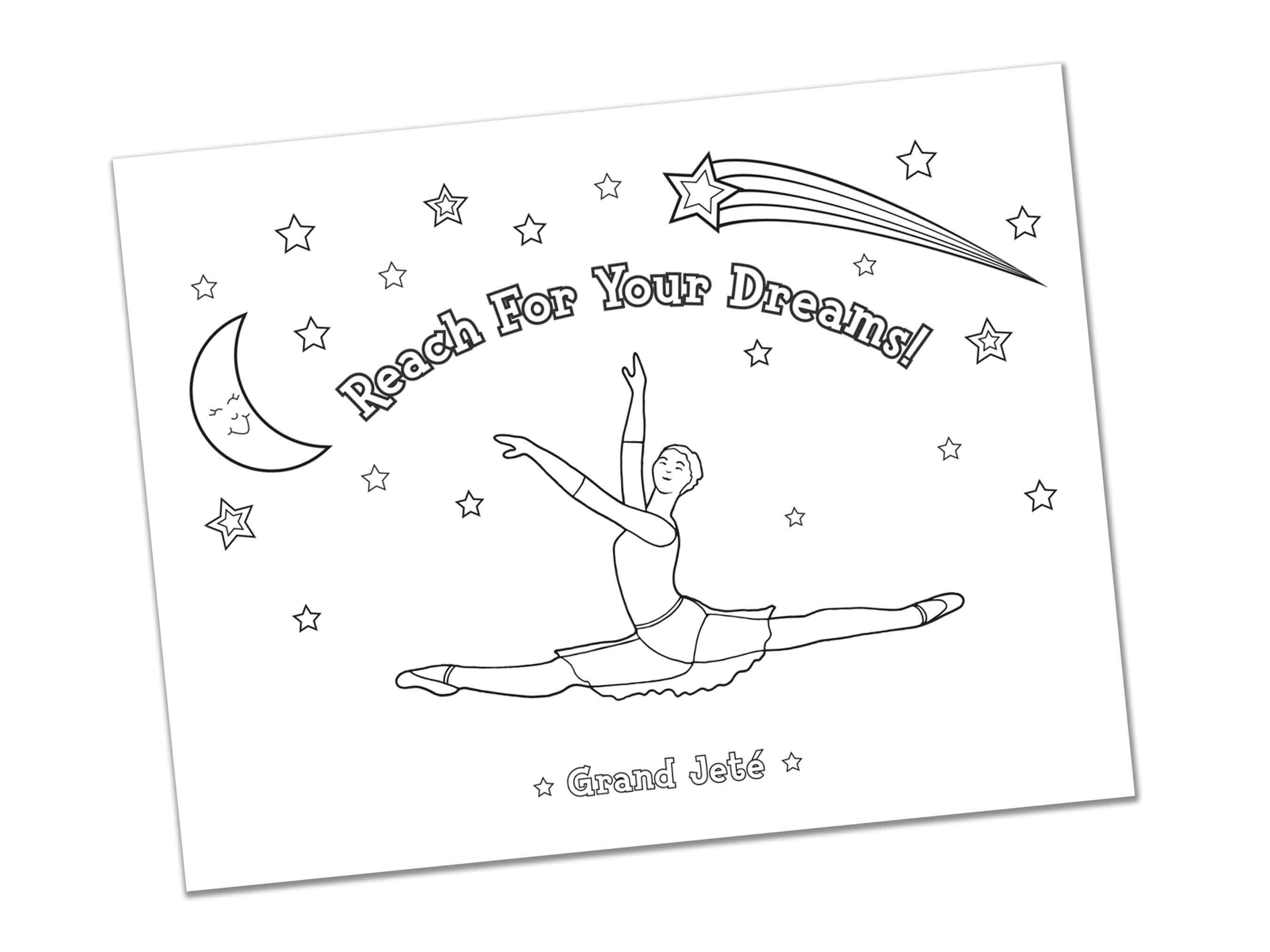 I Love Dance Coloring Pages