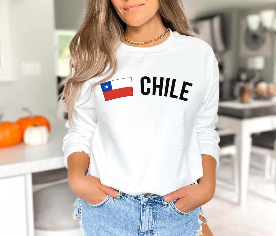 Chile Shirt, Sweatshirt, Hoodie, Long Sleeve, Gift, Chilean Flag Tee ...