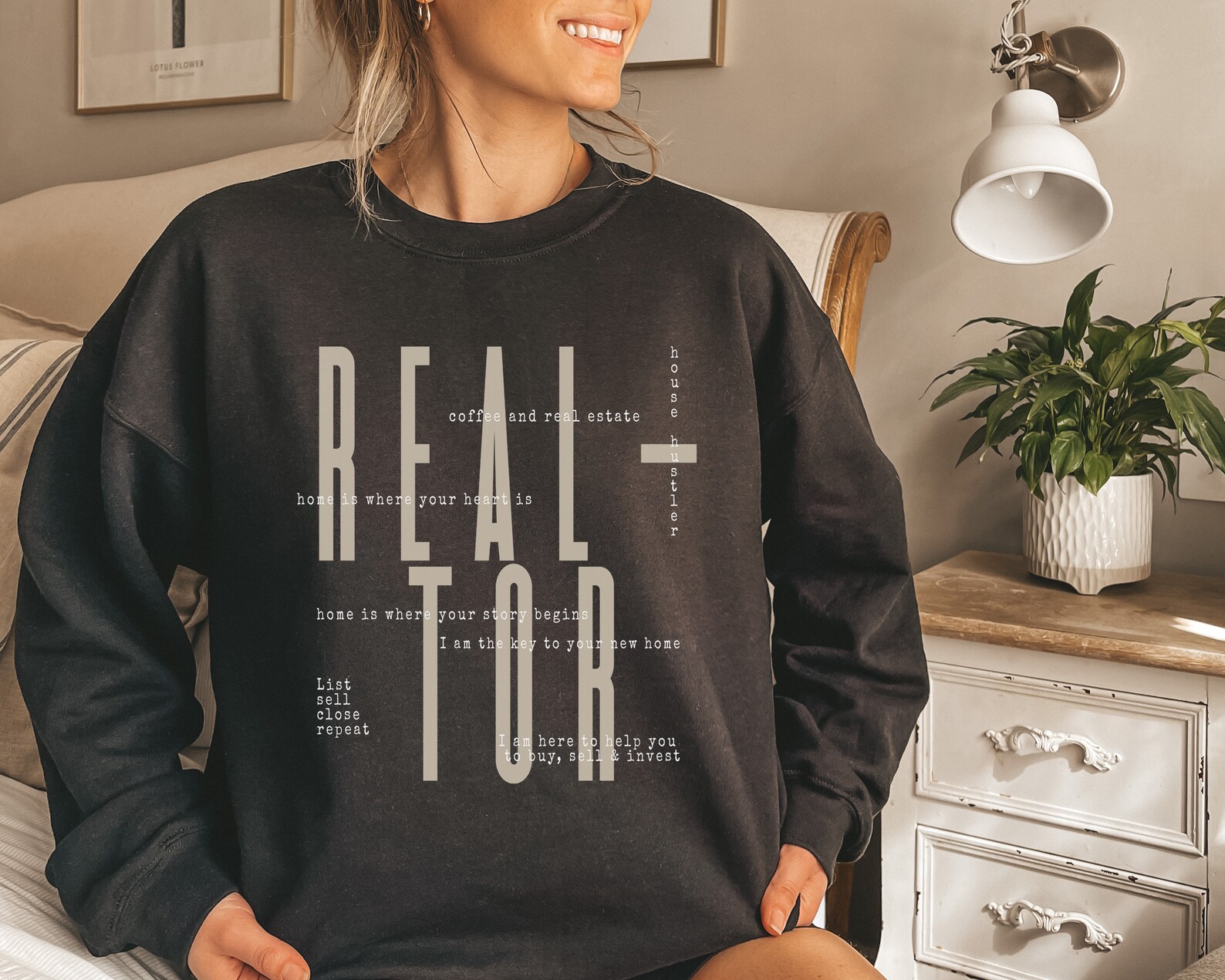 Realtor Shirt, Sweatshirt, Hoodie, Long Sleeve, Gift for Real Estate ...