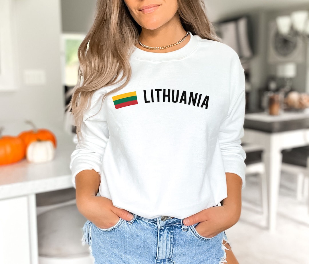 Lithuania Shirt, Sweatshirt, Hoodie, Long Sleeve, Gift, Lithuanian Flag ...