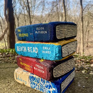 Brick Books - Made to Order - Indoor/outdoor Decor: Porch, Garden, Yard ...