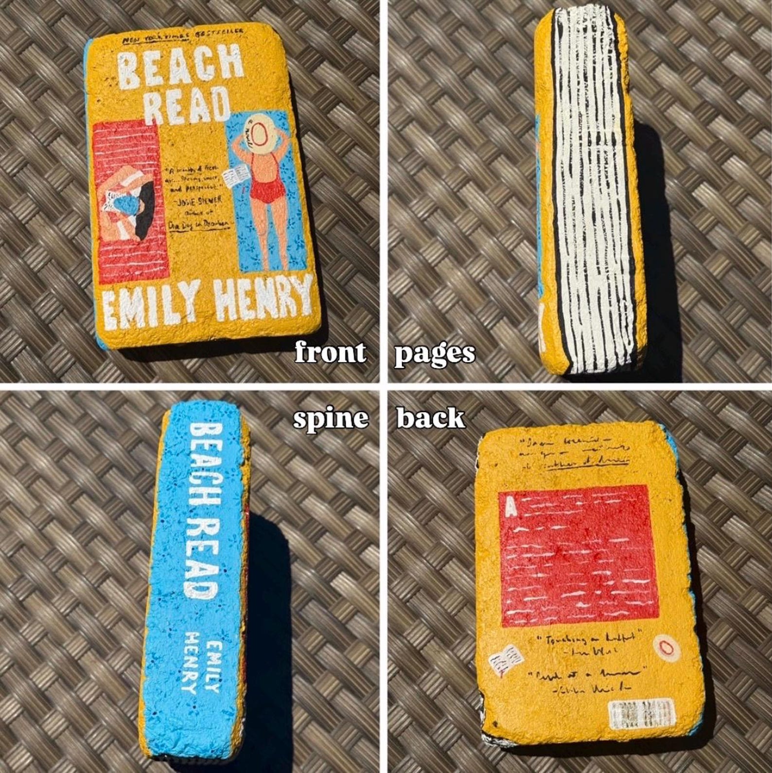 Brick Books - Made to Order - Indoor/outdoor Decor: Porch, Garden, Yard ...