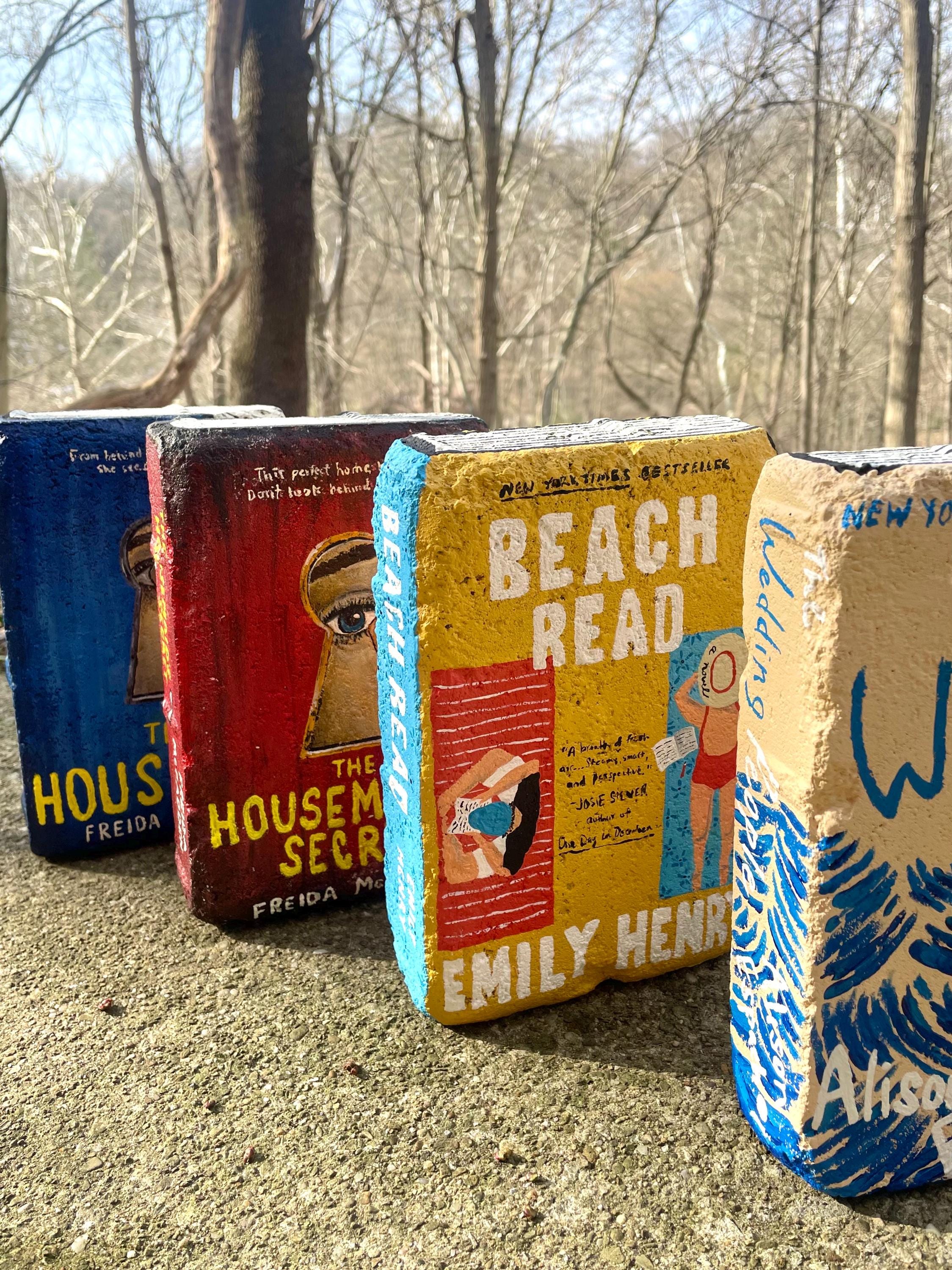 Brick Books - Made to Order - Indoor/outdoor Decor: Porch, Garden, Yard ...