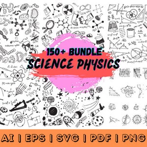 150+ Bundle SVG Science Physics Silhoutte - Svg, AI, Eps, Pdf, Png ...