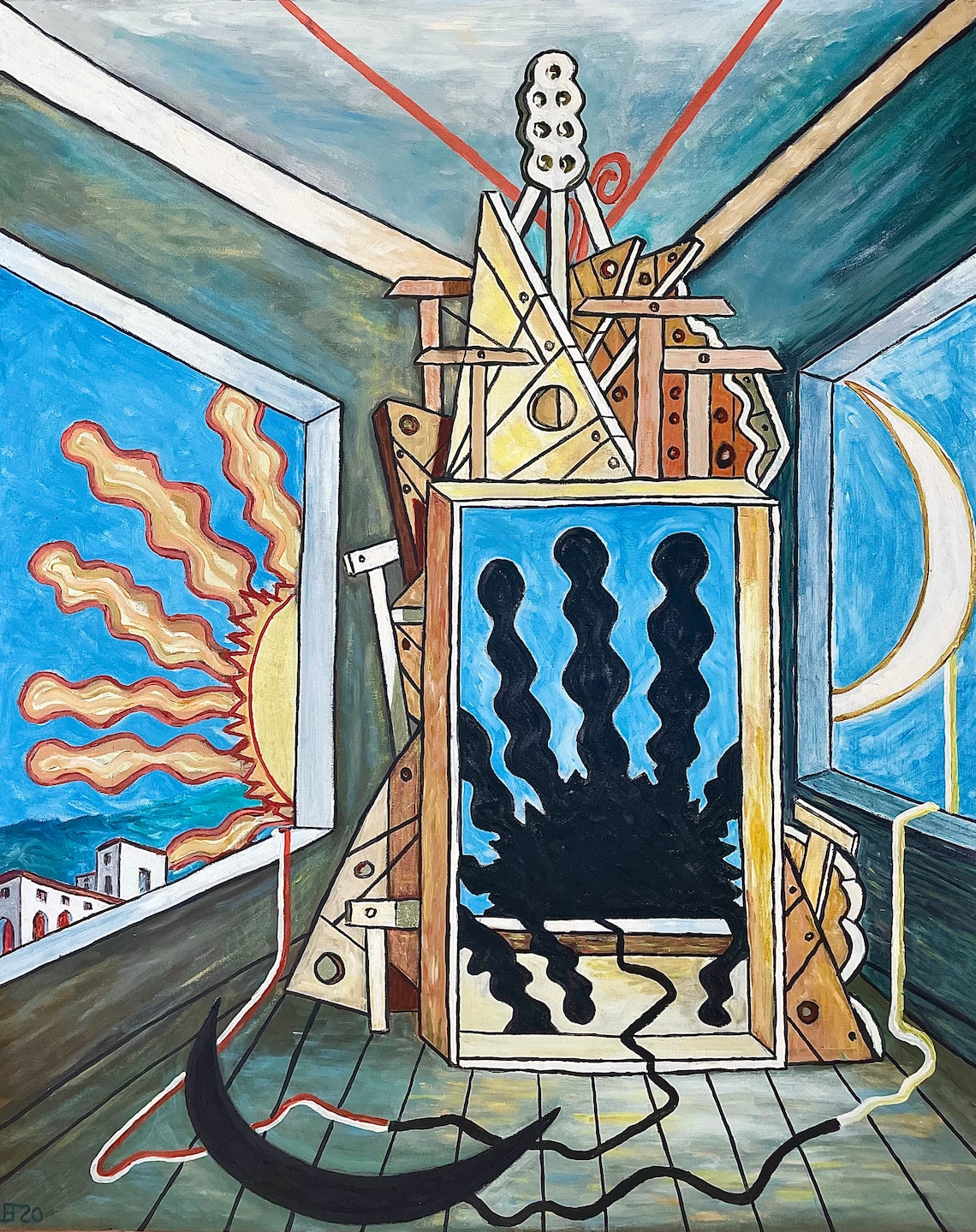Giorgio De Chirico, Surrealist Painting, Oil Painting, Reproduction ...
