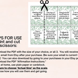 Affirmations for Parents, 55+ Affirmations Can Be Used as Cards ...