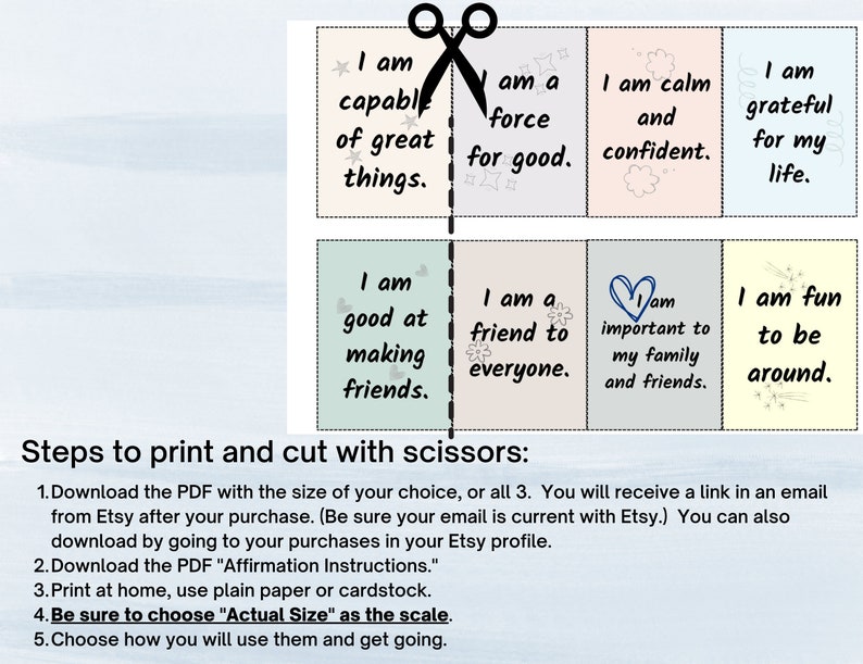 Affirmations for Teens, 110 Positive Statements, Can Be Used as Cards ...