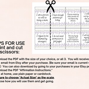 Positive Affirmations for Moms, Cards, Posters, Signs, Printable PDF ...