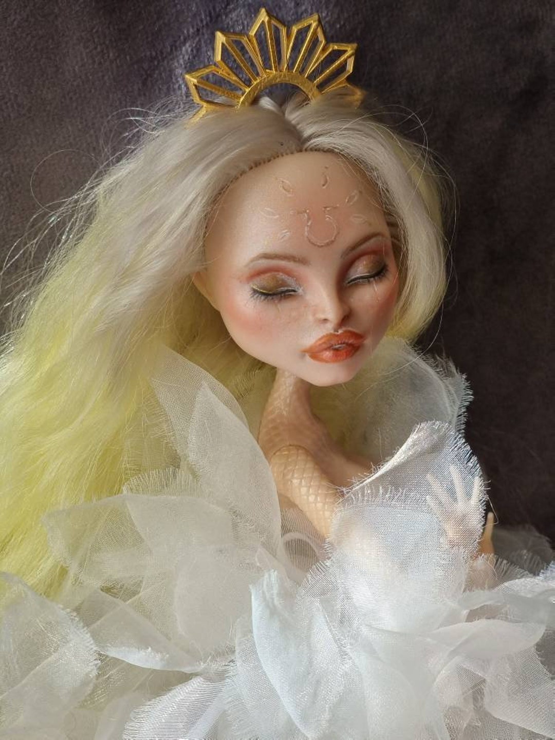 OOAK Custom Life Element Monster High Viperine Gorgon Doll Repaint - Etsy