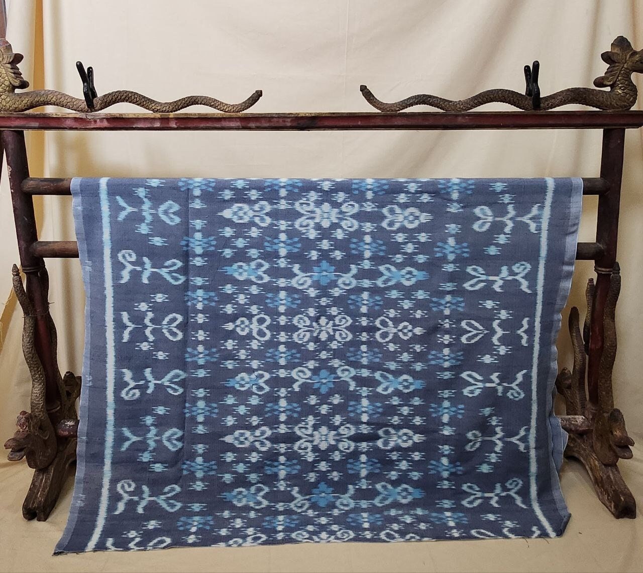 Tenun Ikat Endek Bali Indonesian Handwoven Fabric | Handmade Tapestry ...