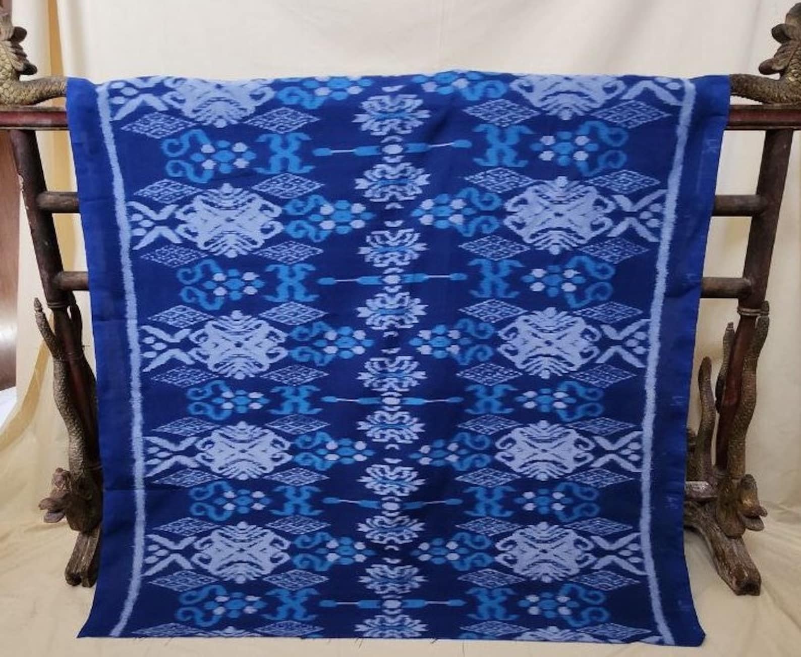 Tenun Ikat Endek Bali Indonesian Handwoven Fabric | Handmade Tapestry ...