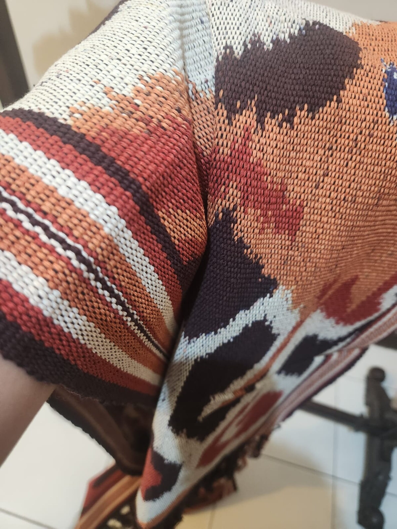 Handwoven Indonesian Tenun Ikat Table Runner, Handmade Tapestry - Etsy