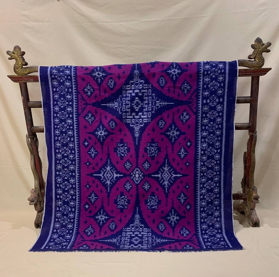Tenun Ikat Endek Bali Indonesian Handwoven Fabric | Handmade Tapestry ...