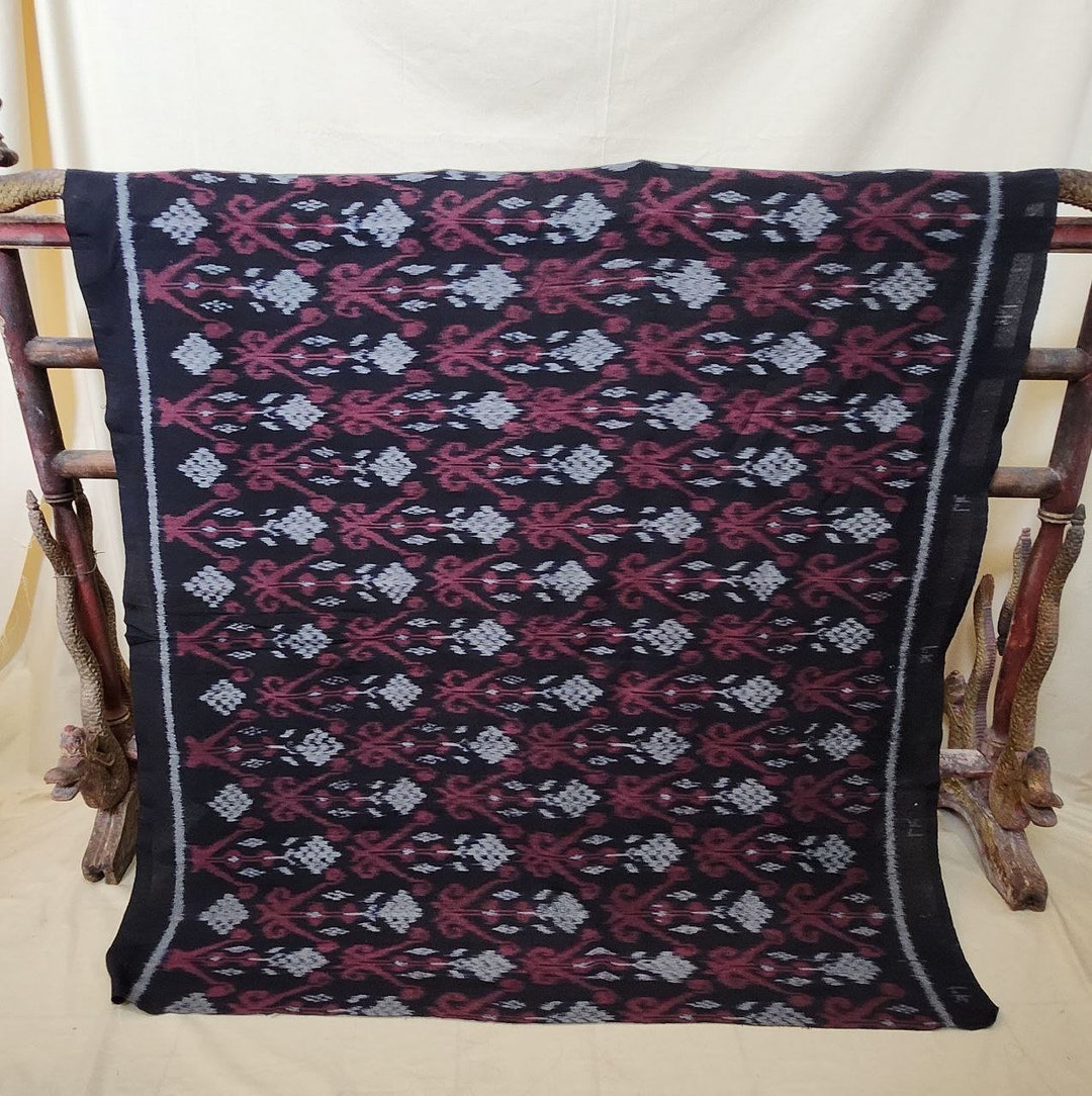Tenun Ikat Endek Bali Indonesian Handwoven Fabric | Handmade Tapestry ...