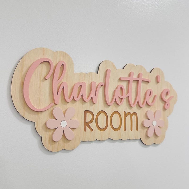 Personalised Girl Door Sign - Etsy Australia