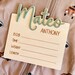 Baby Announcement, Birth Announcement Sign With Birth Details, Newborn ...
