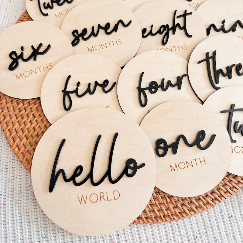 Milestone Cards - Etsy