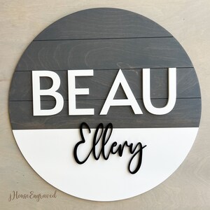 Wood Baby Name Sign| Shiplap Nursery Name Sign| Crib Sign| Baby Shower ...