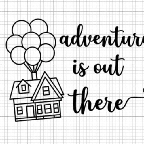 UP SVG Adventure is Out There up House Paradise Falls Cut File - Etsy