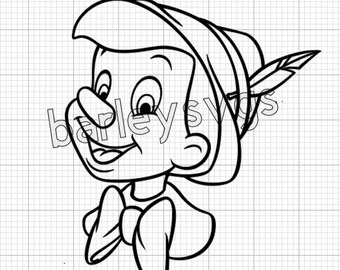 Craft Supplies & Tools Visual Arts pinocchio cricut pinocchio outline ...